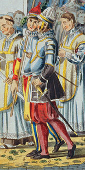 A Roman procession - Casanatense